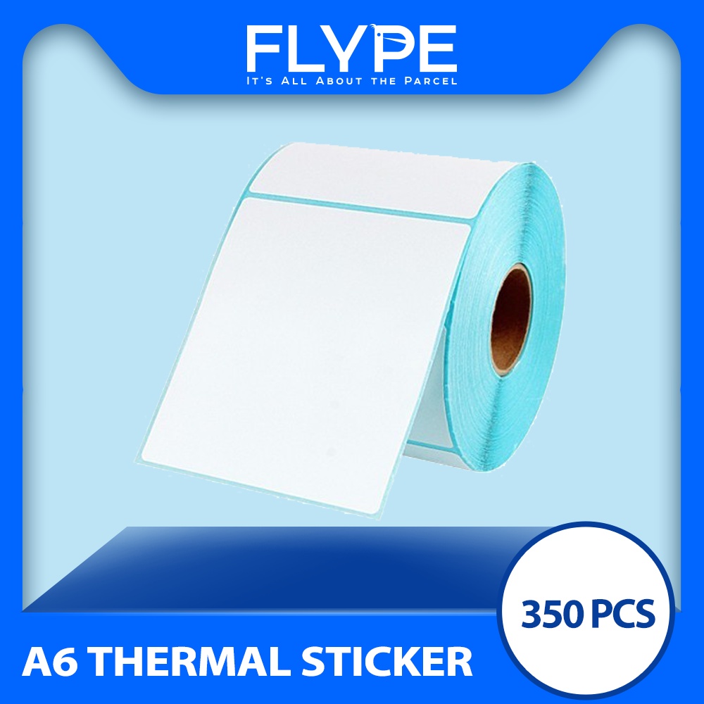 FLYPE - 350 PCS A6 Thermal Sticker Shopee Waybill Shipping Label ...