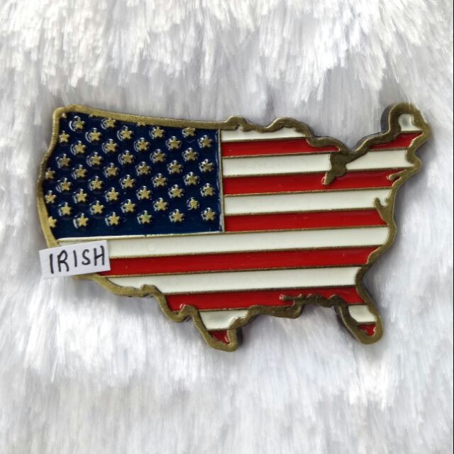 USA Map metal ref magnet | Shopee Philippines