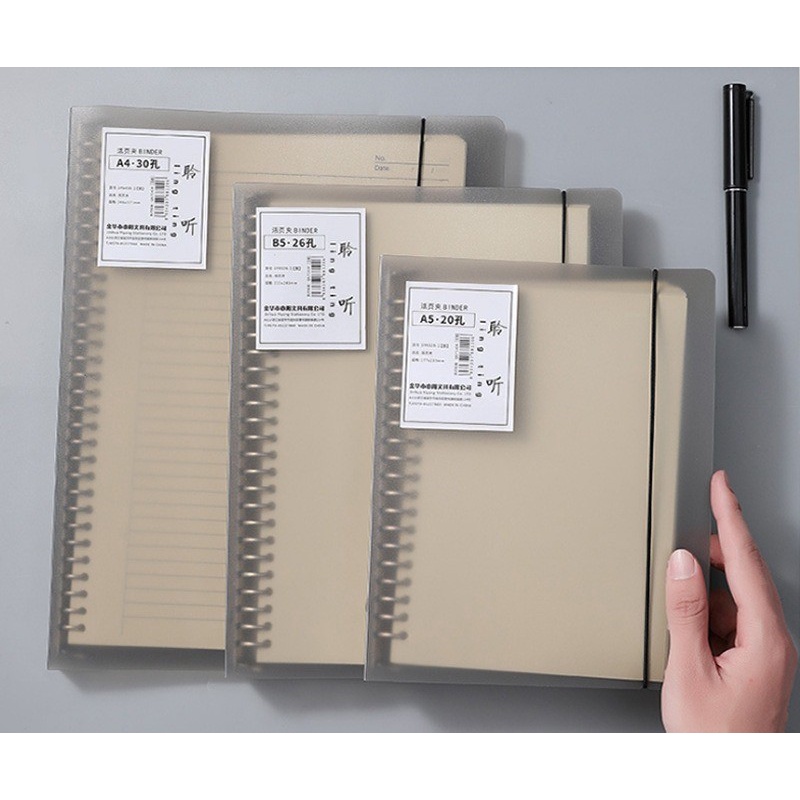 [#PT021] A5/B5/A4 Metal Notebook Refillable Binder (BINDER ONLY ...