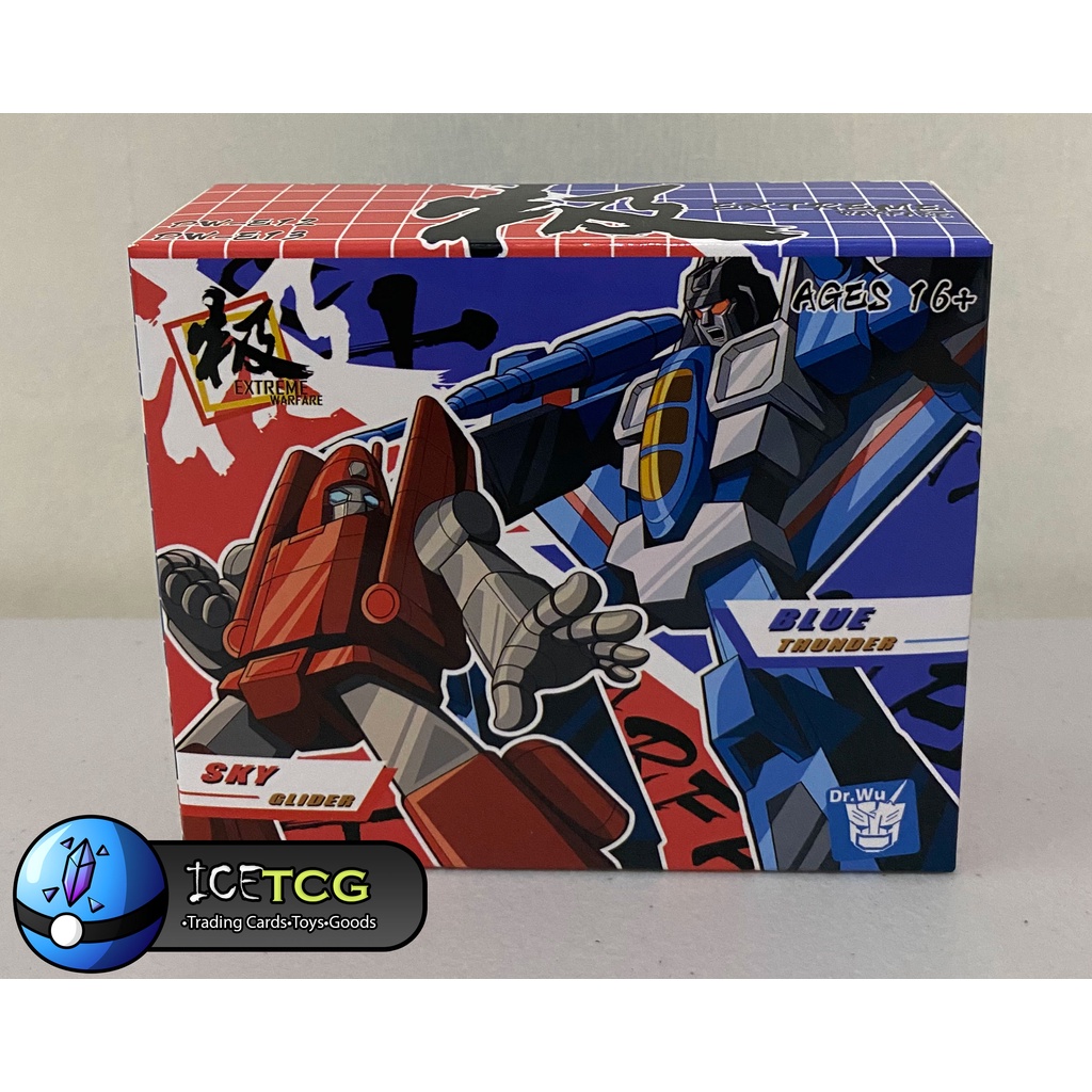DW-E12 & DW-E13 THUNDERCRACKER & POWERGLIDE - Dr. Wu Transformers Blue ...
