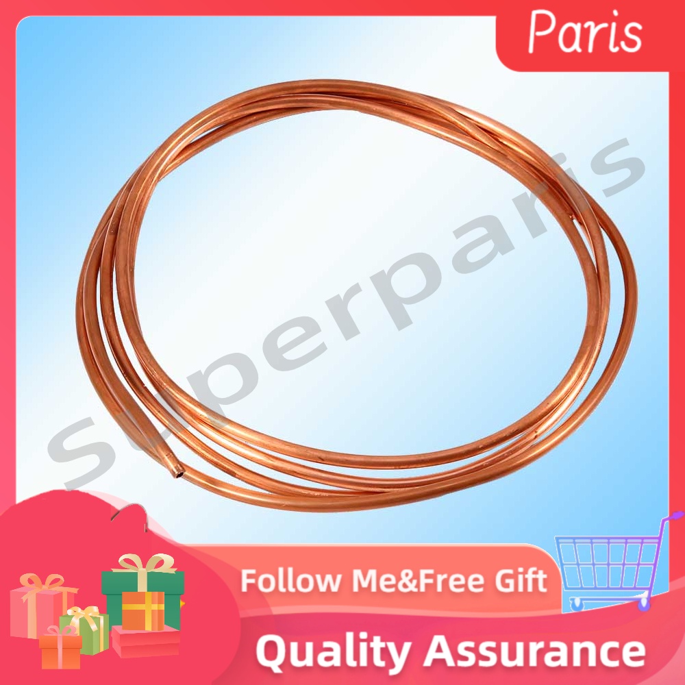 [Wholesale Price] Soft Copper Pipe Round Tubing Tube OD 4mm x ID 3mm for Refrigeration Plumbing ...