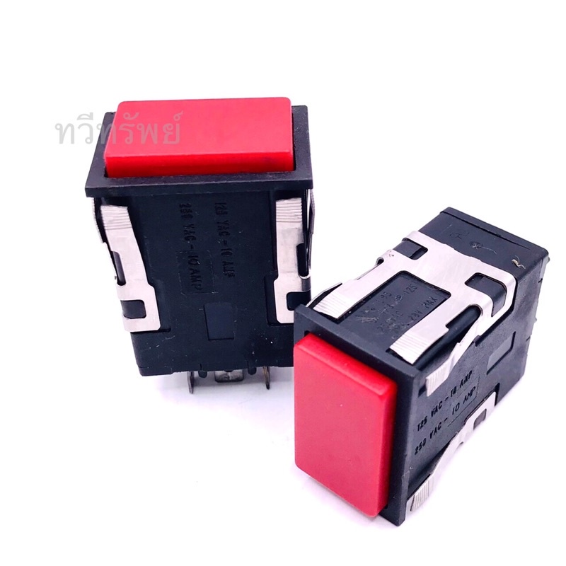 Switch 6 Pin 10A-250V Press On Release Power Swith Ready To Ship ...