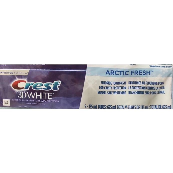 Original Crest 3D White Arctic Fresh Whitening Toothpaste 135 ML ...