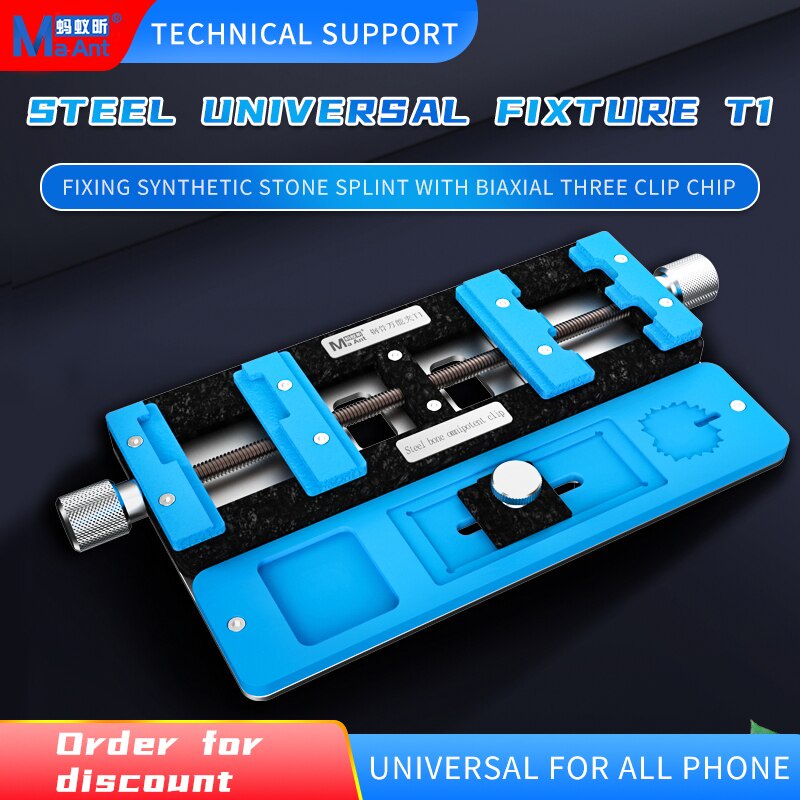 MaAnt T1 Universal Phone Mainboard Repair CPU NAND Fixture Multi-Function Double Bearing Clamp ...