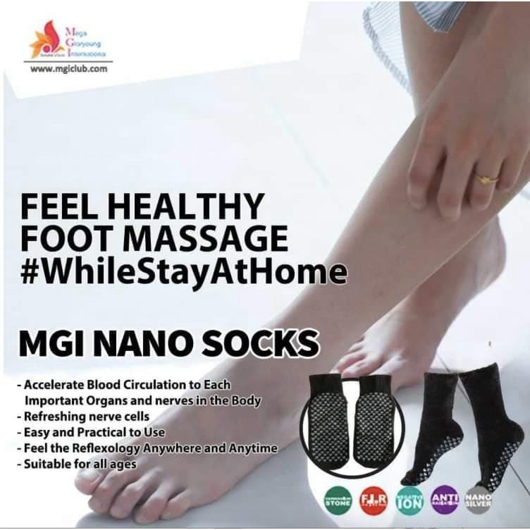 MGI NANO SOCKS SUITABLE FOR ANYONE plus free gcash 50 | Shopee Philippines