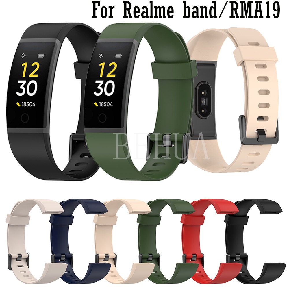 Silicone WatchBand For Realme band Smart Bracelet Watch Strap ...