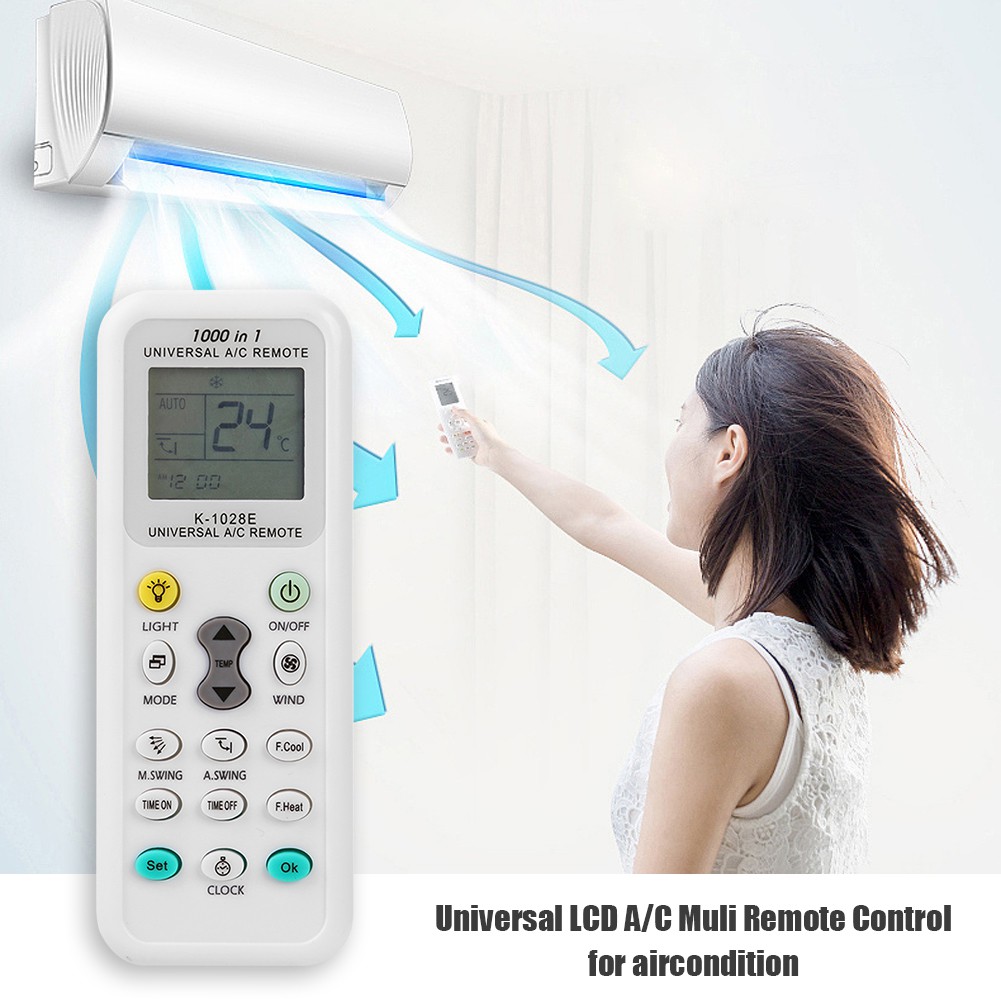 Universal Lcd Display Aircon Air Conditioner A/C Muli Remote | Shopee ...