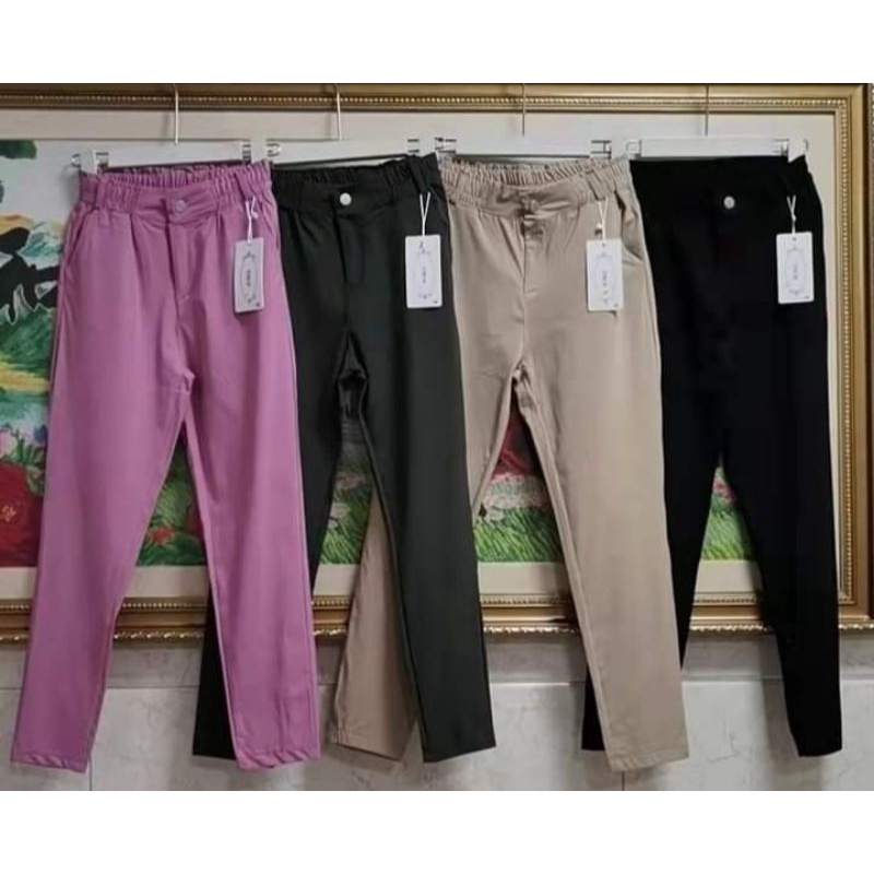 Candy Pants with Zipper (S,M,L,XL,2XL,3xl,4xl) | Shopee Philippines