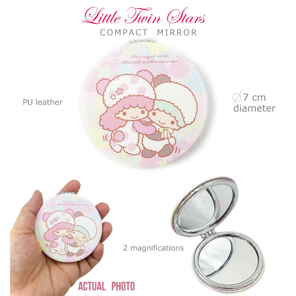 Compact Mirror LittleTwinStars MyMelody Kuromi Pompompurin Snoopy ...