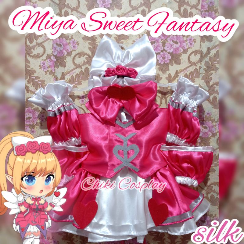 MIYA SWEET FANTASY MOBILE LEGENDS COSTUME COSPLAY MLBB MOBILELEGENDS MLHERO | Shopee Philippines