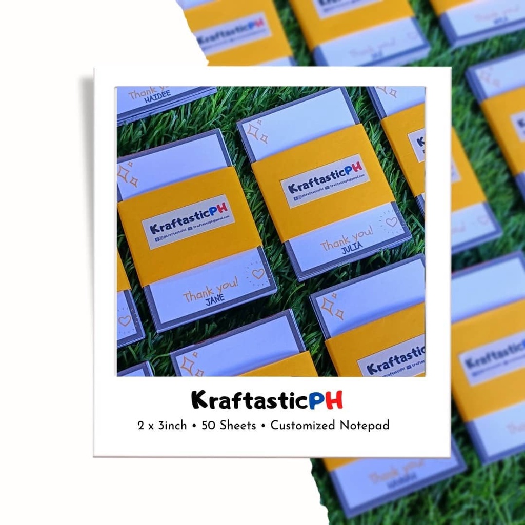 [MINI SIZE / CUTE SIZE] Customized Notepads | Personalized Notepad ...