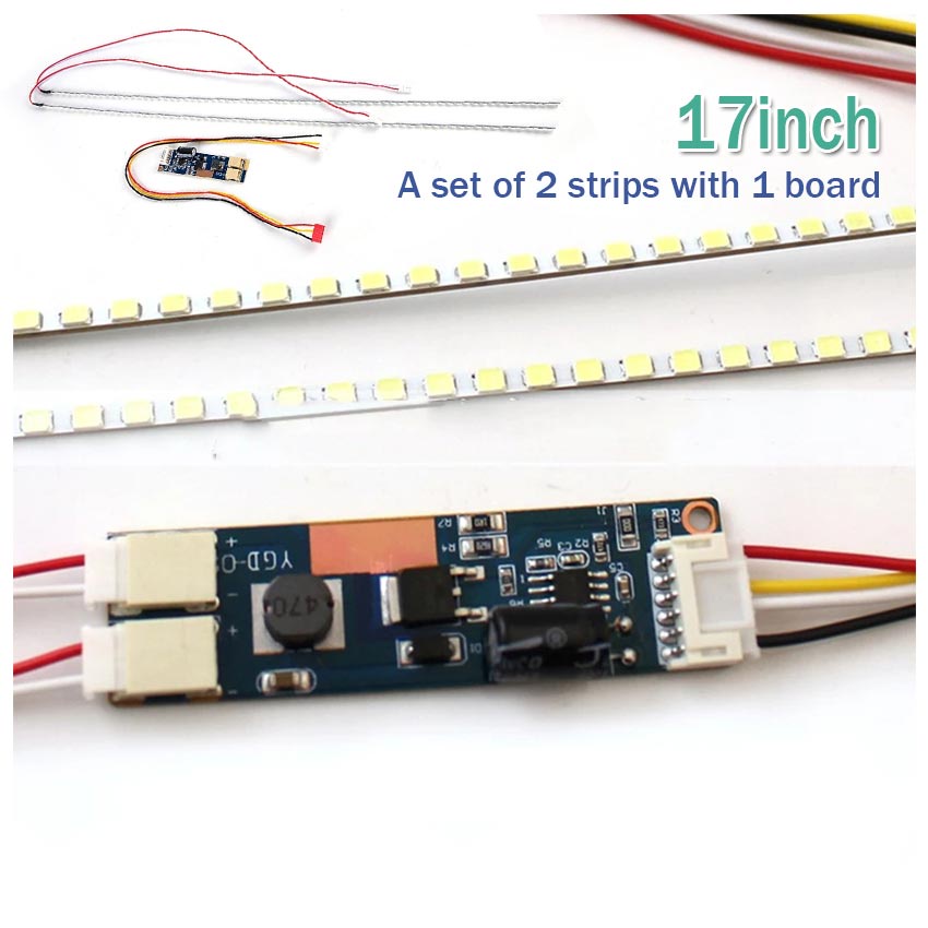 17'' LED backlight strip kit for tv Laptop LCD monitor Retrofit to LED ...