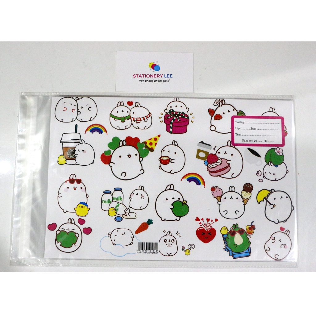 Notebook + Sticker + cute Glass Paper (1 Stack - 10 Sheets) | Shopee ...