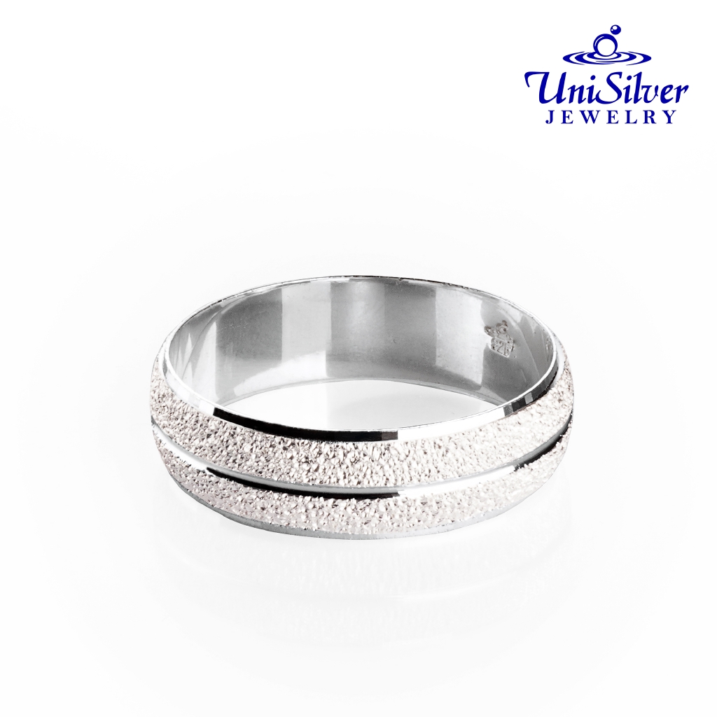 Unisilver 925 Sterling Wedding Ring (WR134-1001 270) SOLD PER PIECE ...