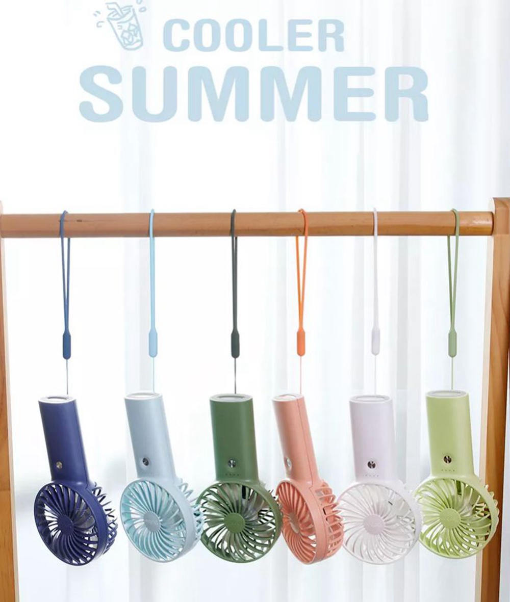 Yoobao F3 Fortable mini Rechargeable Handheld Mini Fan 3 Speeds Strong ...