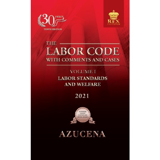 The Labor Code with Comments and Cases Volume I by Atty Cesario Azucena ...