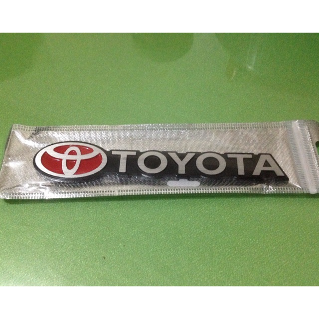 Toyota Metal Emblem with Red Logo | Shopee Philippines