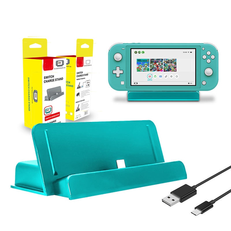 USB Type-C Charging Stand Charger for Nintendo Switch Lite Console Dock ...