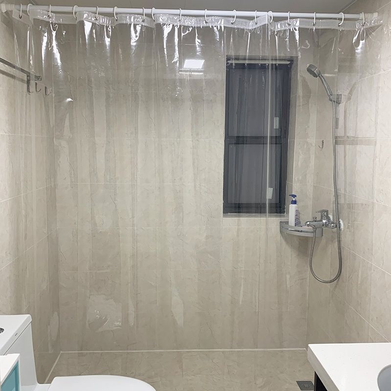 PEVA Transparent and Diaphanous Shower Curtain Kitchen Air Conditioning ...
