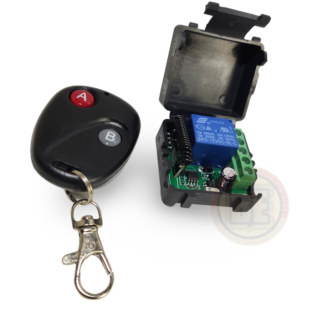 1ch 433mhz Wireless Remote Control Switch Dc12v 10a Relay Transmitter ...