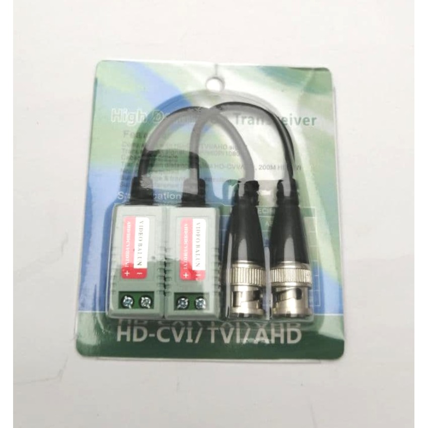 Passive HDCVI / HDTVI / AHD High Definition Transceiver Video Balun ...