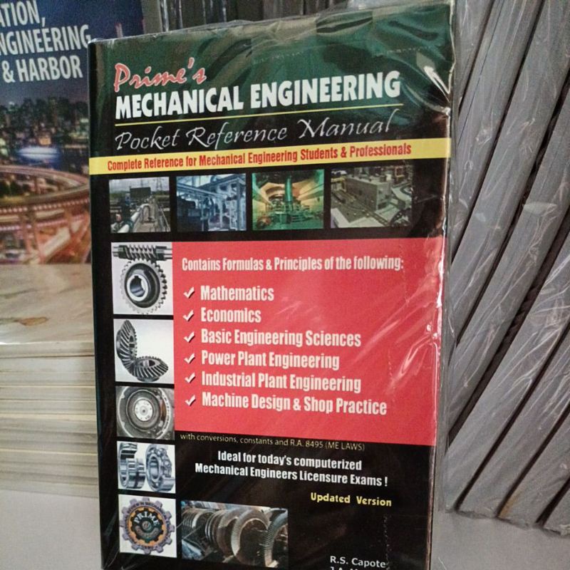 Prime mechanical engineering pocket reference manual | Shopee Philippines