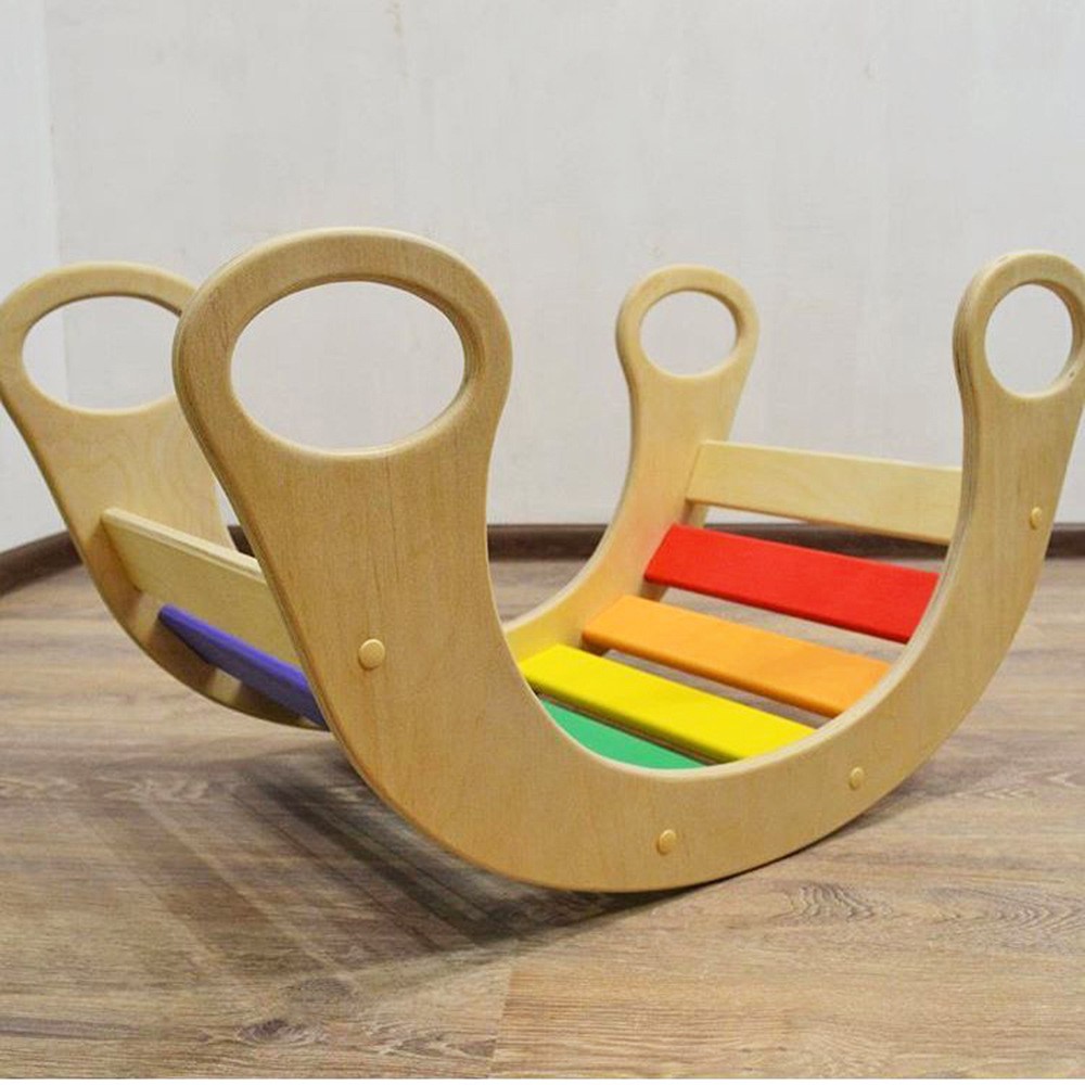 Wooden Pikler Rocker Pickler Rocker Montessori Climber Rocker Kids ...
