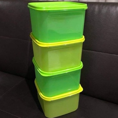 Tupperware Modular Mate Green FOOD container Food Keeper Modular Mates ...