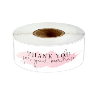 120pcs Thank You Sticker Rectangle for Product Label Designs Thank You ...