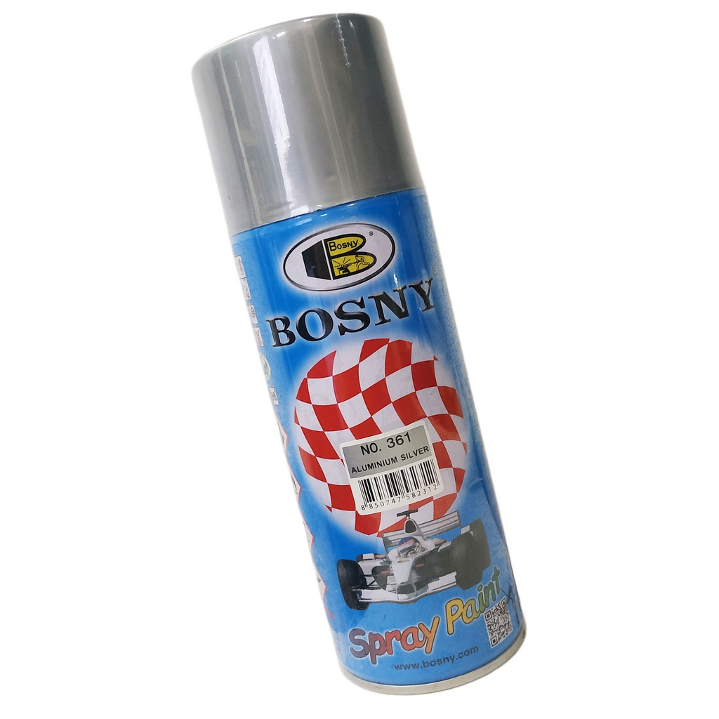BOSNY SPRAY PAINT ALUMINUM SILVER NO. 361 ...