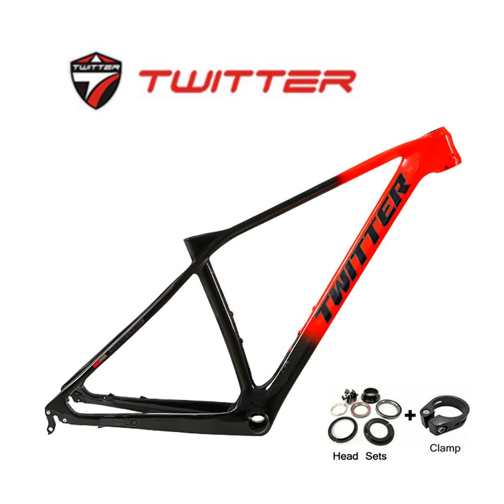TWITTER PREDATORpro frame disc brake mountain bike MTB off-road carbon ...