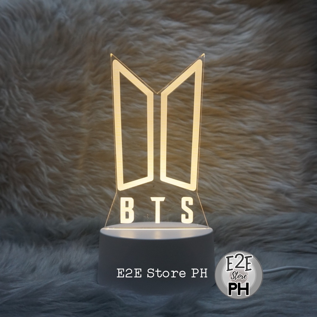BTS Lamp Tiny Tan, BT21, Jung Kook, V, Jimin, Jin, Suga, RM, J-Hope ...