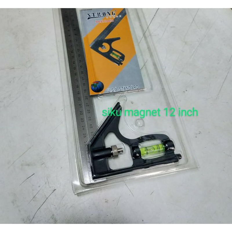 SIKU 30cm Ruler Elbow - 12 inch Spirit Level Elbow Ruler | Shopee ...