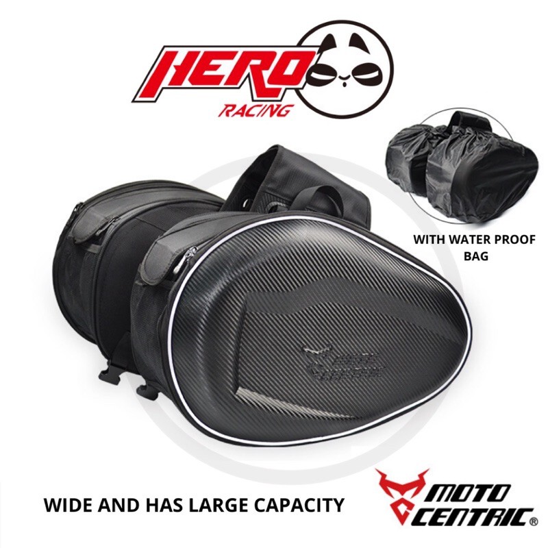 Saddle Box Side Package Locomotive Bag Carbon Fiber Case Waterproof ...