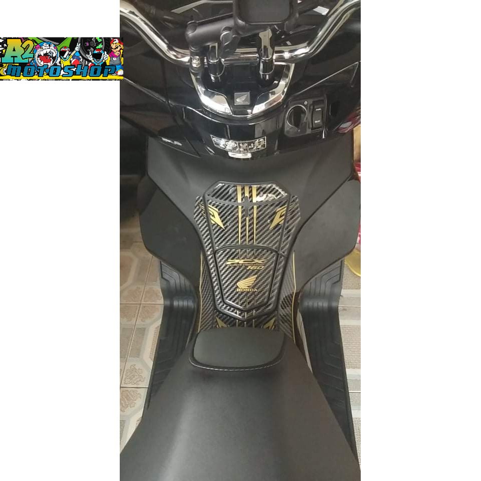 HONDA PCX 150 160 Tank Pad Rubber / Carbon Protector Decal Sticker ...