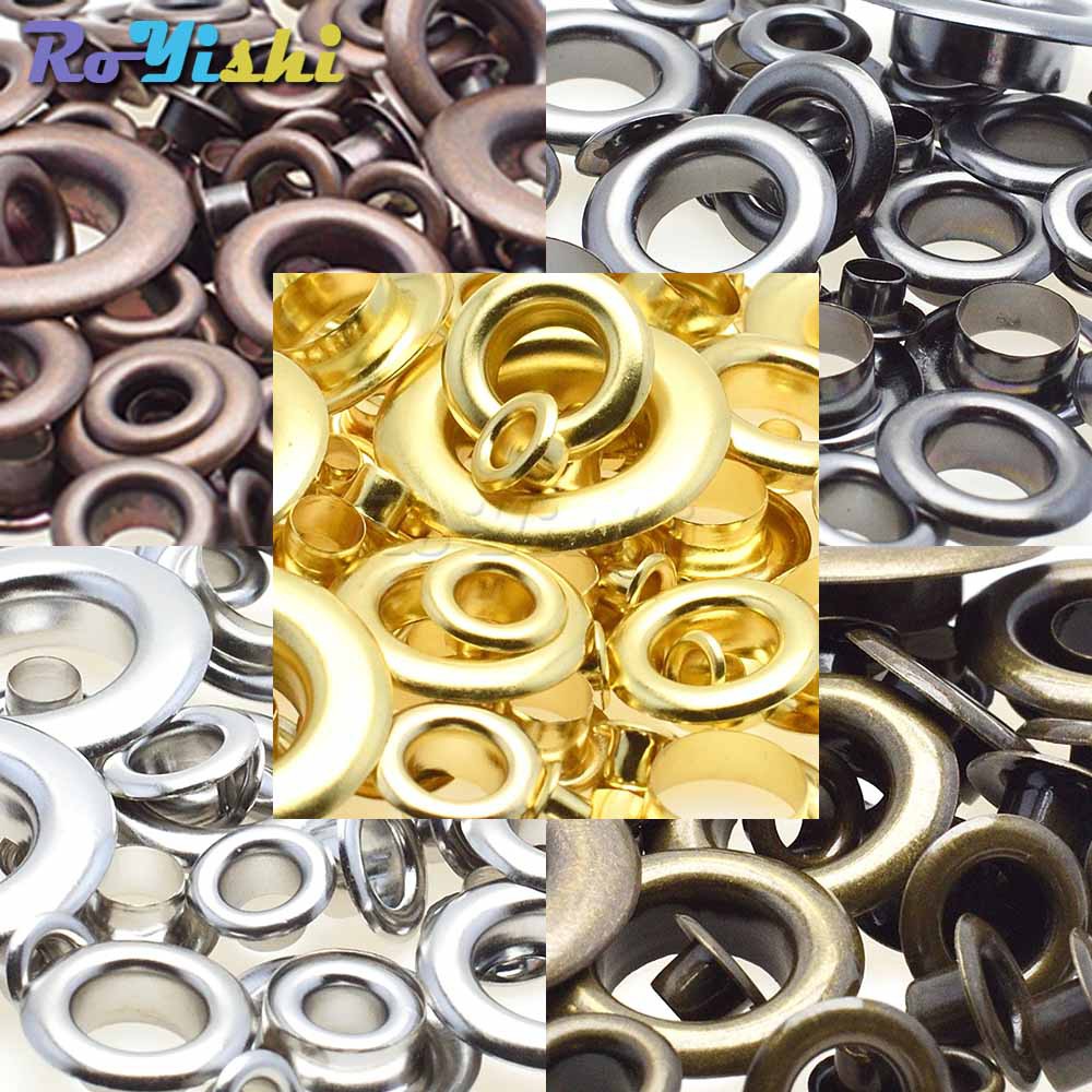 10pcs/pack Metal Eyelets Grommets 10MM 13MM for Leather Craft DIY ...