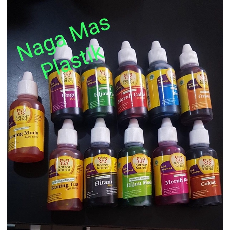 Koepoe Butterfly Food Coloring 30ml. | Shopee Philippines