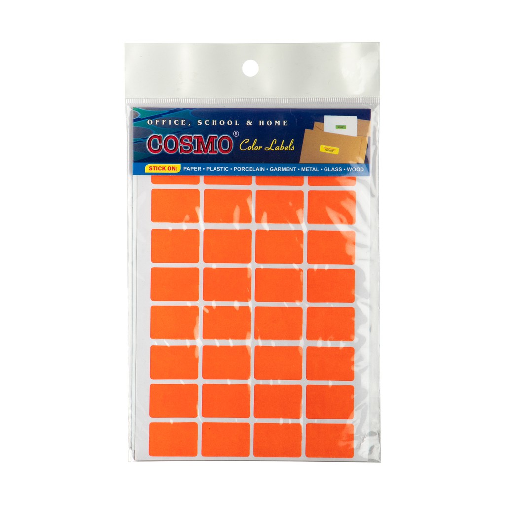 Cosmo Labels Rectangle (5Packs) | Shopee Philippines