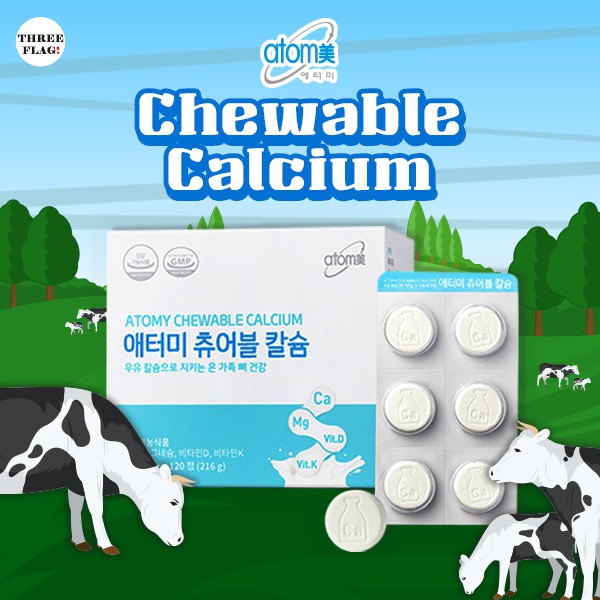ATOMY Chewable Calcium(120 tablets) | Shopee Philippines