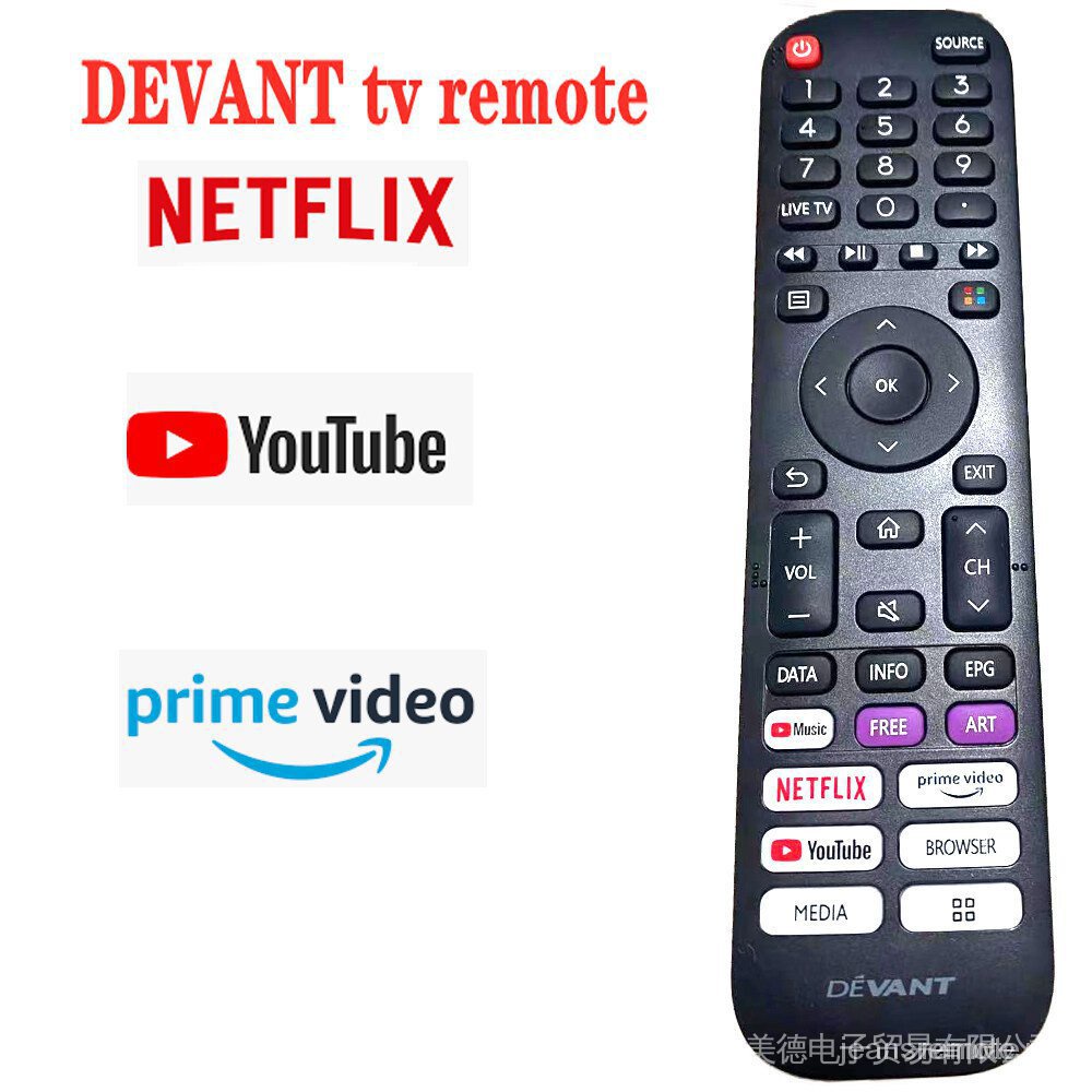DEVANT 55UHD202 Lcd Tv Player Remote Control Main Video Of YouTube ...