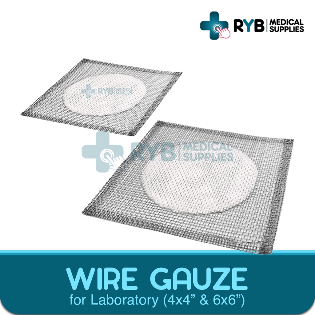 Lab Wire Gauze Square Bunsen Burner Tripod Net Mesh Support (for ...