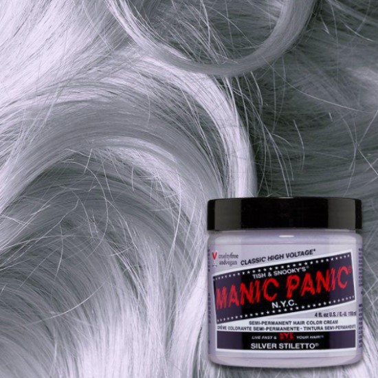 Manic Panic Silver Stiletto | Shopee Philippines