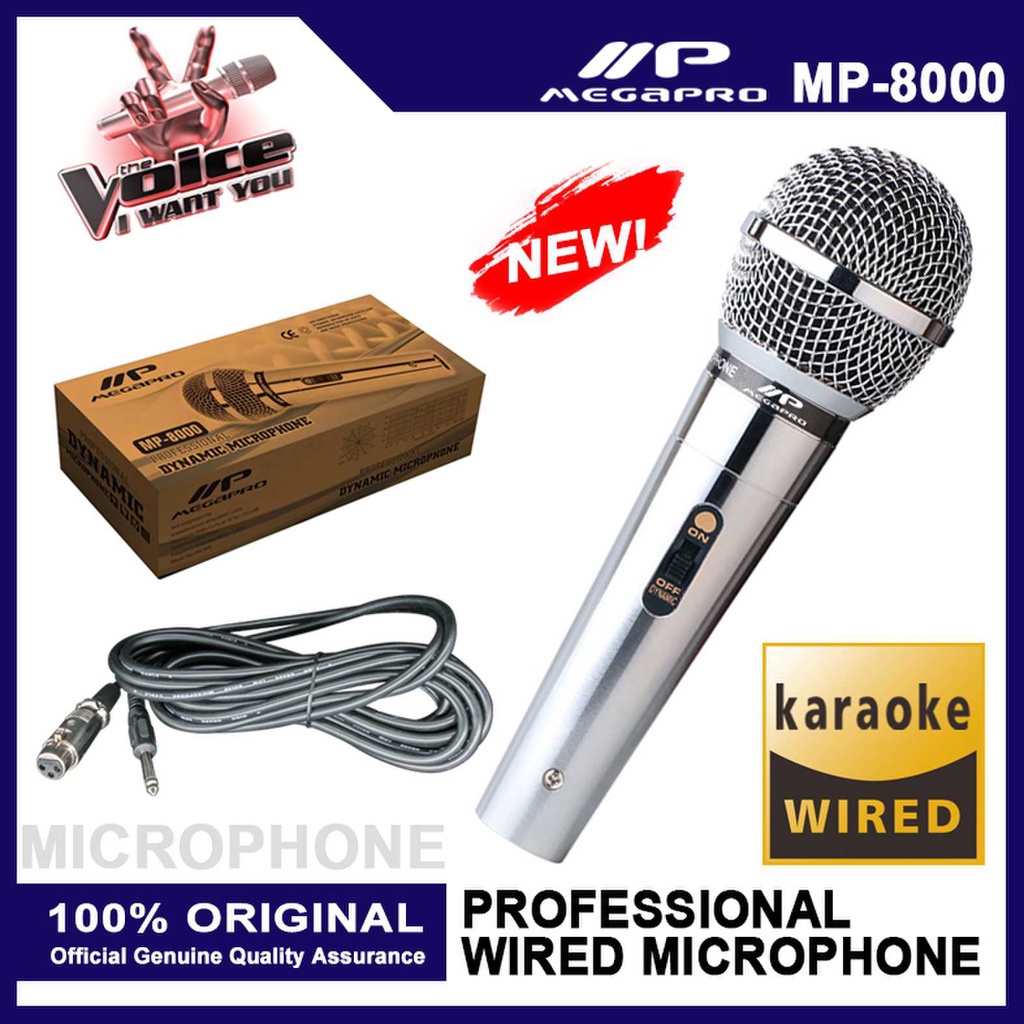 Megapro MP-8000 Professional Dynamic Uni-directional Microphone ...