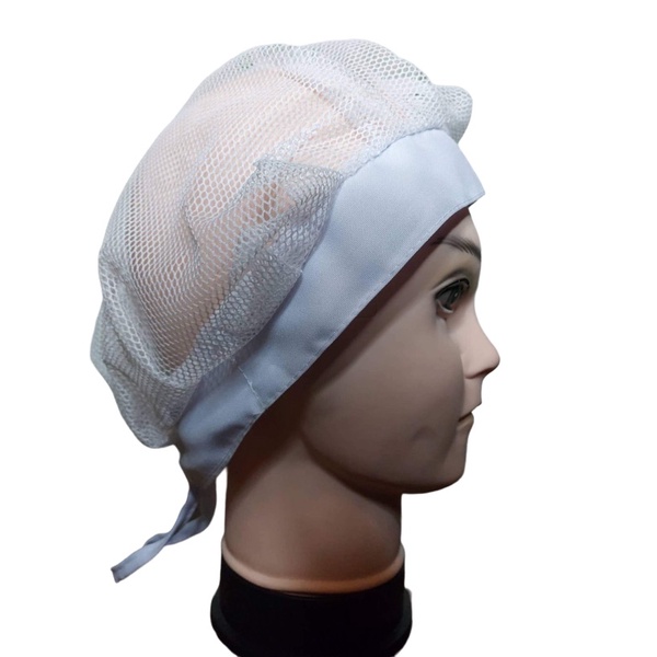 WHITE HAIRNET(WASHABLE,ADJUSTABLE) | Shopee Philippines