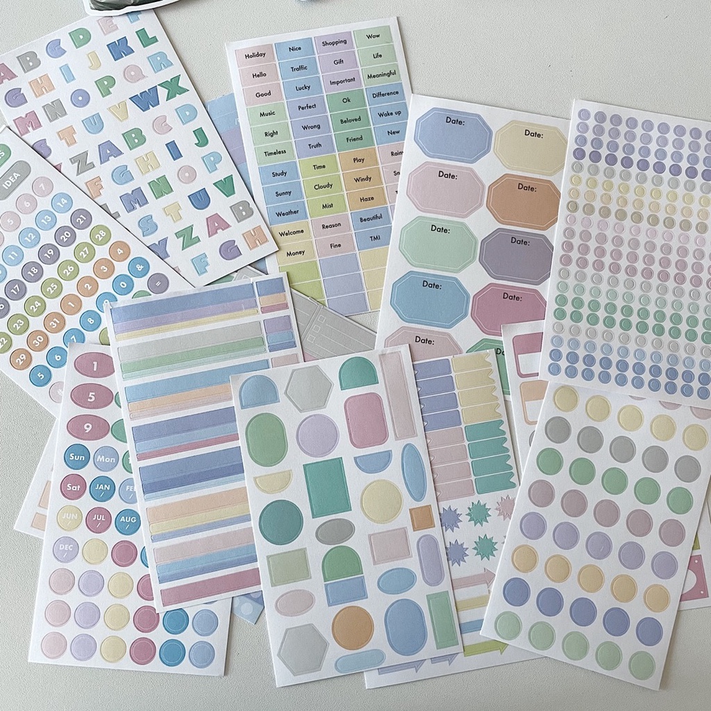 Cdaily|Multifunctional Marking Stickers Self-Adhesive Tearable ...