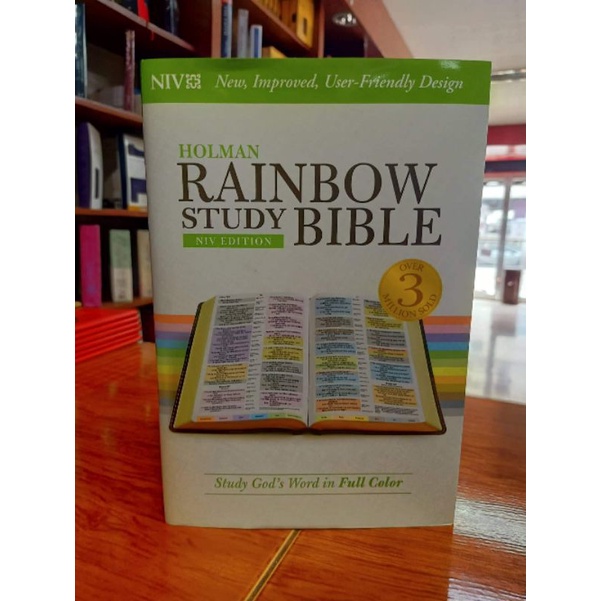 PCBS "HOLMAN RAINBOW STUDY BIBLE" NIV EDITION ("25"X"17"X"4.5 ...