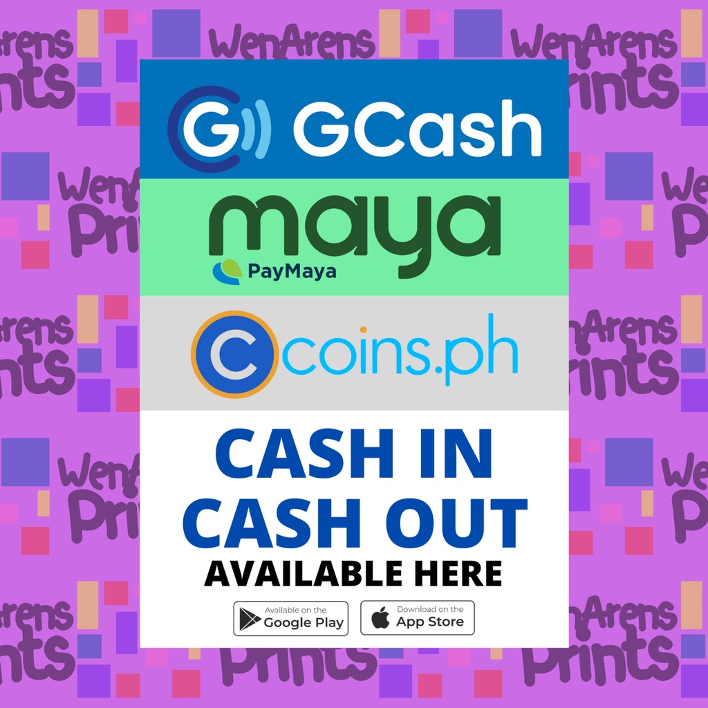 Store Sign Loading Station Sari Sari Store Laminated & PVC Sign ...