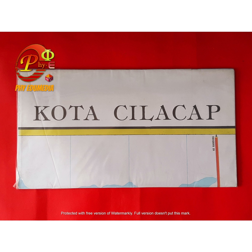 Cilacap City Folding Map / Cilacap Folding City Map | Shopee Philippines