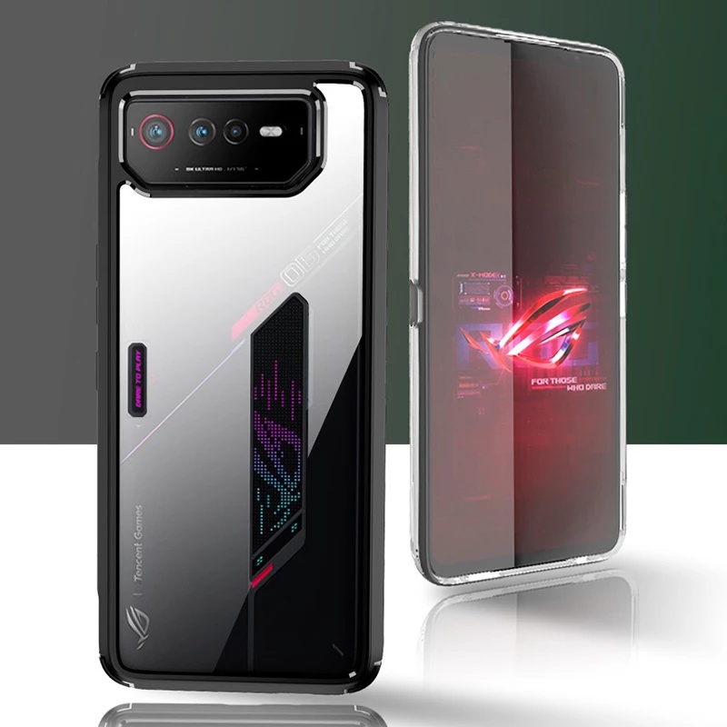 For Asus ROG Phone 5 / 5 Pro Hybrid Rugged Shockproof Armor Case Clear ...