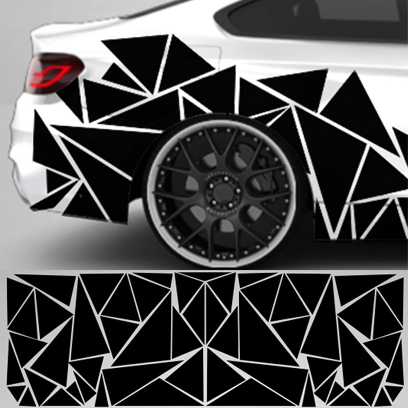 200x60cm Matte Black Creative Car Stickers SUV Truck Decoration ...
